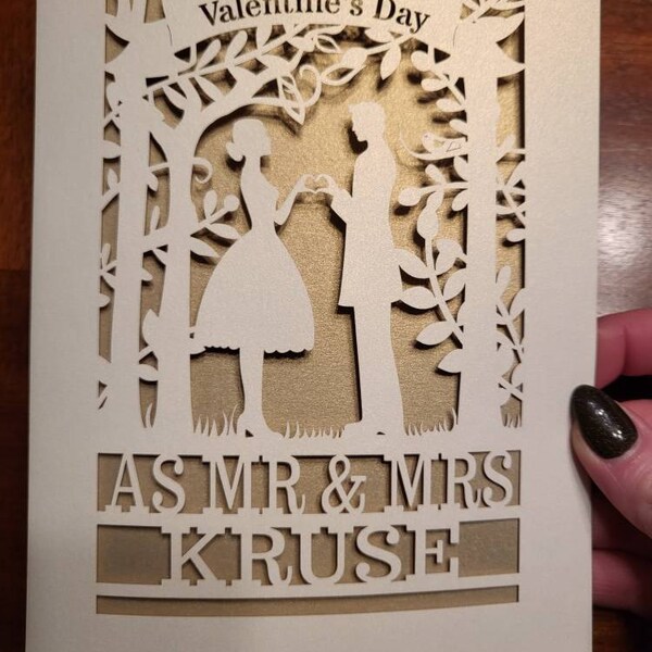 Personalised Couple First Valentine's Card, Our 1st Valentines Card ...