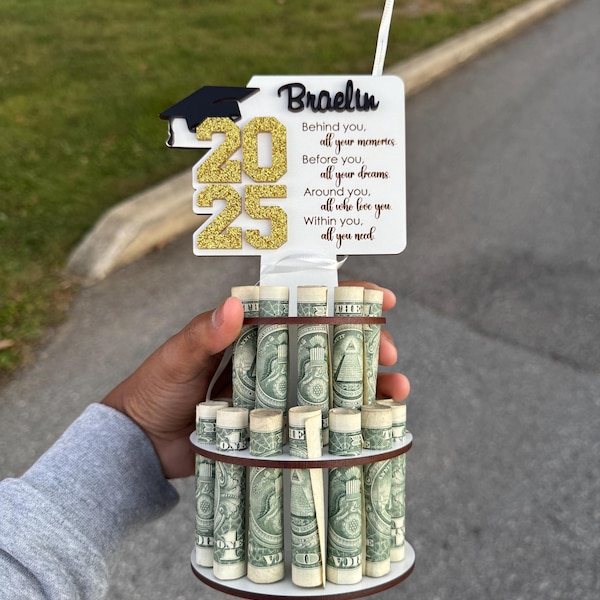 Personalized Graduation Money Holder 2025, Graduation Money Tree Gifts ...