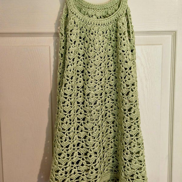 Crochet Dress PATTERN - Chantilly Lace Sundress (sizes up to 10 Years ...