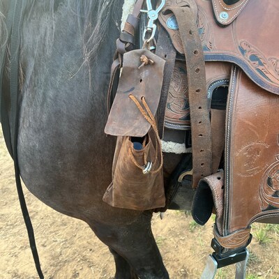 Saddle Drink Holder Genuine Cowhide Leather - Etsy