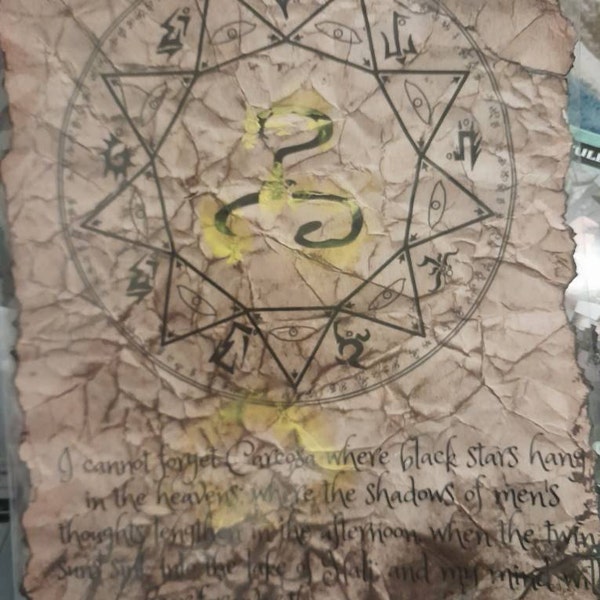 Magic Scrolls: Prints of Spells Handmade, Handcrafted, Props, LARP ...