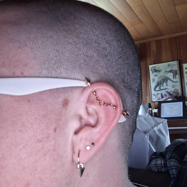 Industrial Barbell, Industrial Piercing, Jewelry, Industrial Bar ...