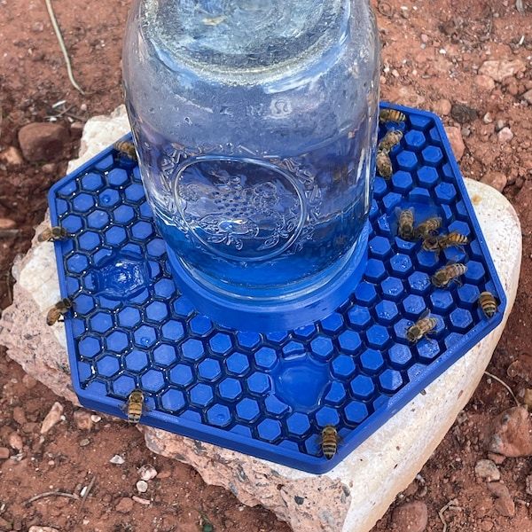 Pollinator Watering Station Customize Depth Small Mouth Mason Jar | Bee ...