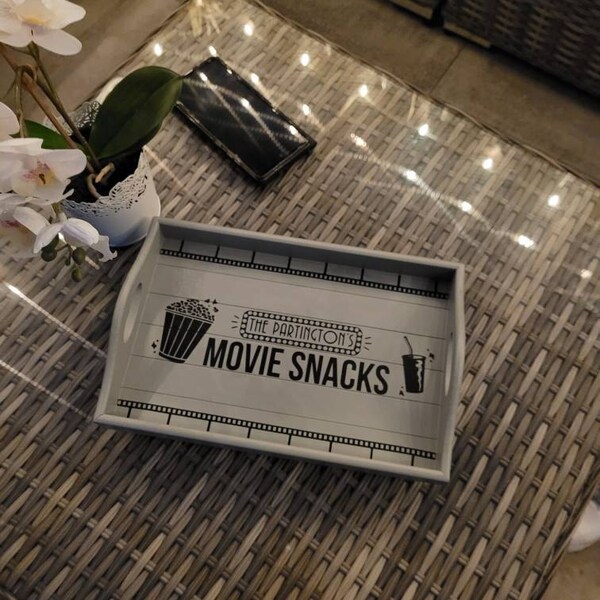 Personalised Movie Snacks Tray | Film / Cinema Lover Christmas Gift ...
