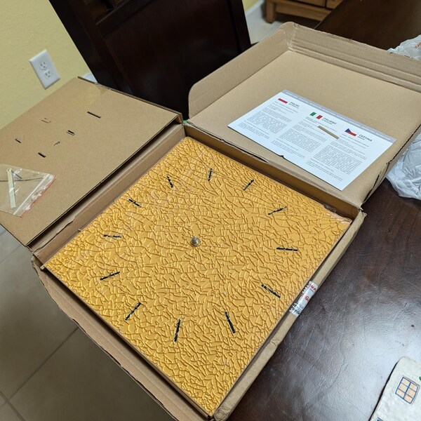 Blue Glass Clock, Blue Printed Clock, Solid Color Modern Wall Clock ...