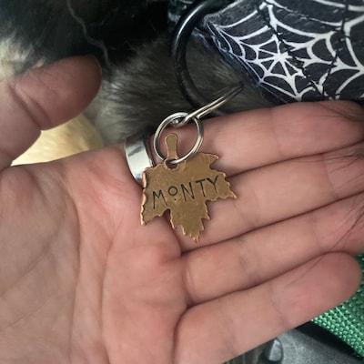 You're a Gem / Custom Hand Stamped Dog Tag, Personalized Metal Pet ID ...