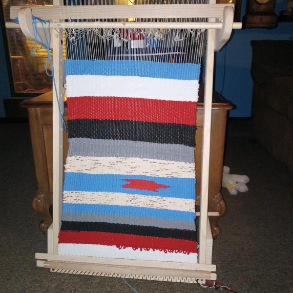 Tall Frame Loom - Table or Floor, Wooden Loom, Tapestry, Do-it-yourself ...