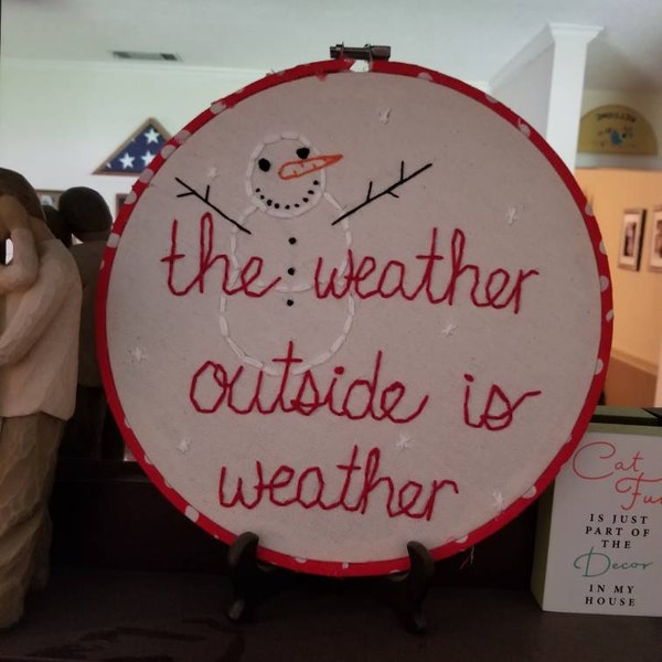 The Weather Outside Is...weather - Etsy