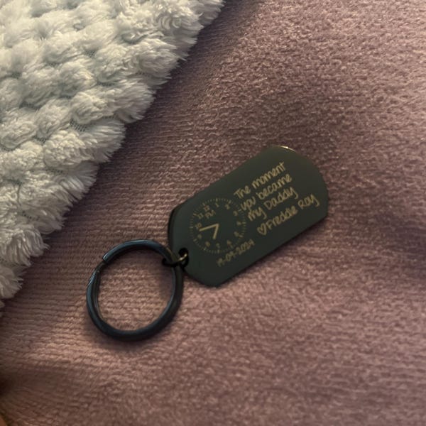 Personalised QR Code Keychain Music Scannable Keyring Personalised Gift ...