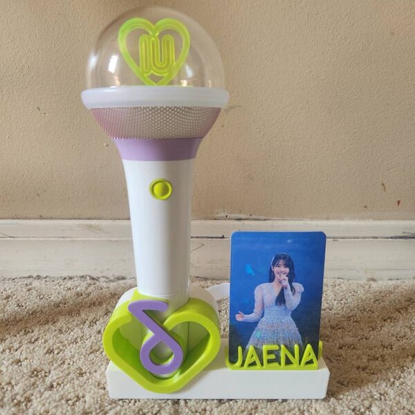 IU I-KE Ver.3 Lightstick Stand and PC Holder, Light Stick Display ...