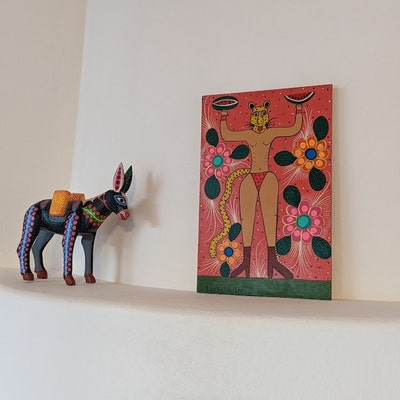 Nahual Buho Owl Person Who Becomes an Animal Tree Vibrant Colors ...