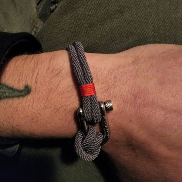 Nautical Rope Bracelet for Men - Minimalist Nylon Jewelry, Ideal for ...