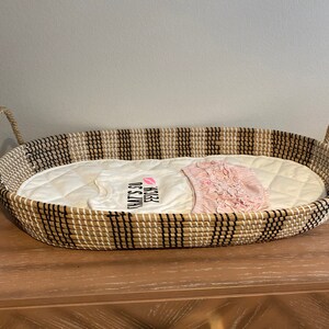 Baby Changing Basket Pad Bassinet Baby Shower Gift Woven - Etsy