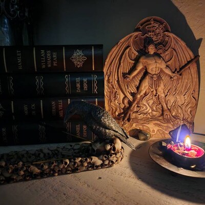 Asmodeus, Greek Statue, Asmoday, Asmodeus Statue Greek Mythology Demon ...