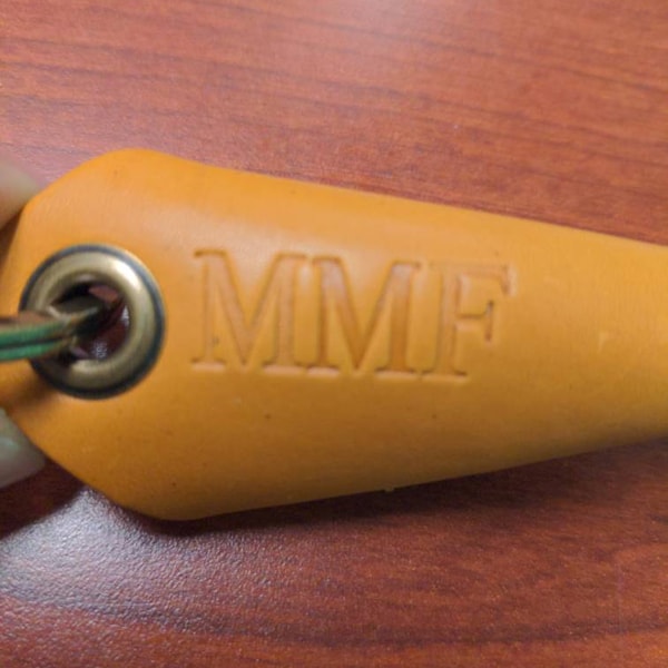 Personalized Leather Keychain Wrap | Key Wrap | Key Fob Customized With ...