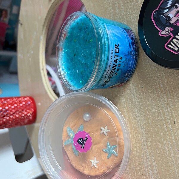 Peach Bingsu Crunchy Slime, Peaches, Slime Gifts, Scented Slime, Slime Shop, Peach Slimes, Lawn ...