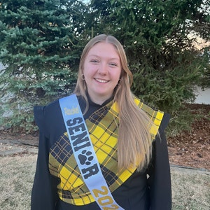 Music Senior Sash Band Senior Sash Senior Night Sash Chorus Senior Sash ...