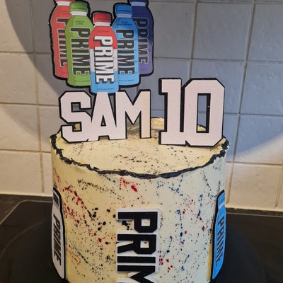 Personalised Prime Themed 3D Cake Topper Prime Theme Cake Topper, Prime ...