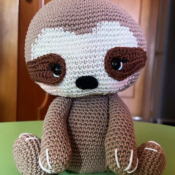 E-book Crochet Pattern Amigurumi Sloth Juliet PDF - Etsy