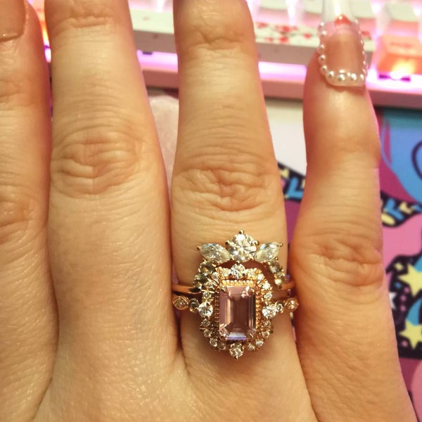 14K Japanese Sakura Ring, Cherry Blossom Ring, Mum Daughter Promise ...