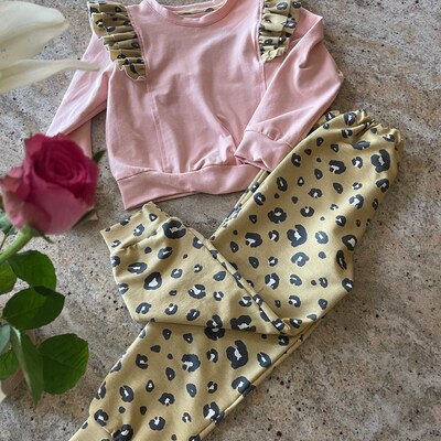 LILY Girls Sweatsuit Sewing Patterns, Toddler Tracksuit Set, Toddler ...