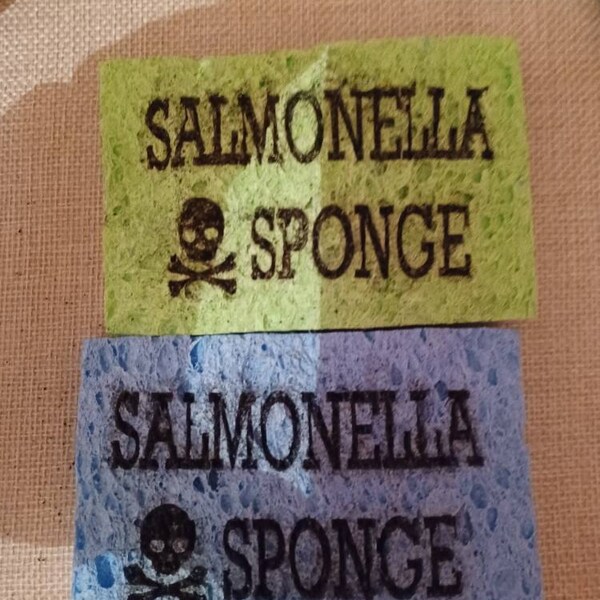 Two-sided Laser Engraved Dish Sponges - Etsy