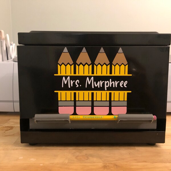 Split Pencil Monogram Svg Cut File Pencil Name Label Frame Cutting File ...