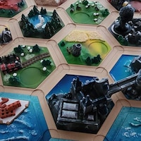 3D Printed Custom Catan City & Settlement the Lord of the Rings Themed ...