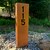 Address Sign Yard Address Sign Rusted Three Sided Address Numbers ...