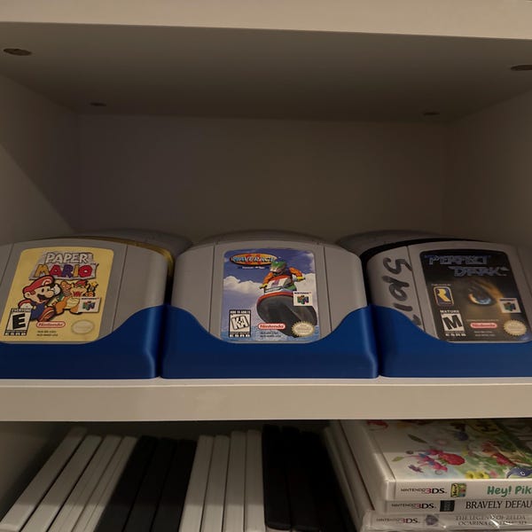 N64 Game Cartridge Anti Dust Storage Display Holder V2 - Etsy