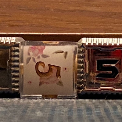 Victorian Rose Dice Set Rose Dice Floral Dice Handmade Resin Dice Set ...