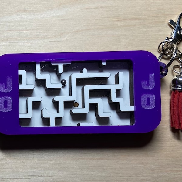 SVG, DXF, PDF, Eps Gamer Maze Laser Svg, Game Console Keychain ...