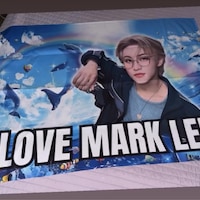 SKZ Bang Chan Mullet Hot Girls Banner, Stray Kids Members Kpop Flag ...