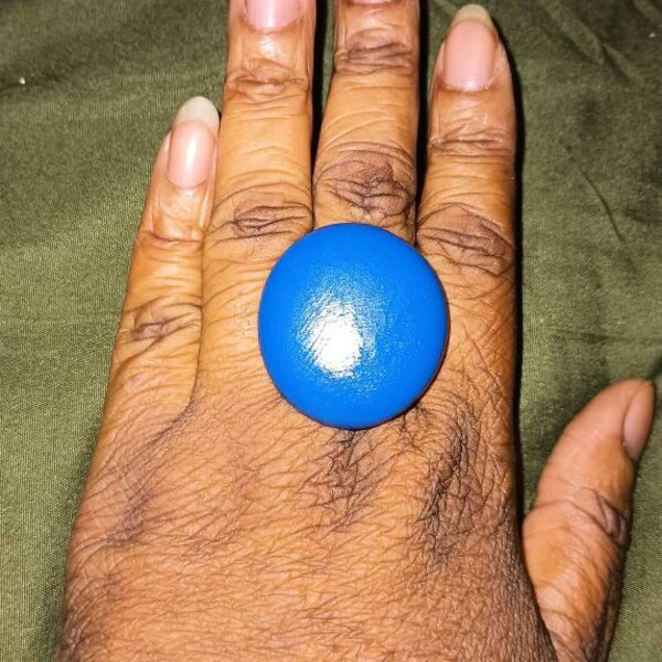 Iridescent Cool Rings, Colored Glass Rings, Quirky & Affordable Rings ...