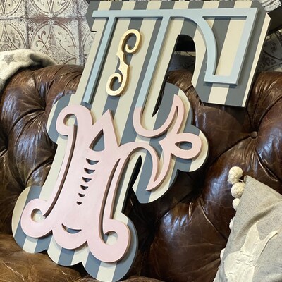 Giant Wooden Circus Letters MDF Letters - Etsy