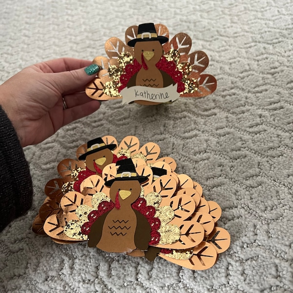 3D Cute Turkey Pop Up, Thanksgiving Turkey Centerpiece Decor Template ...