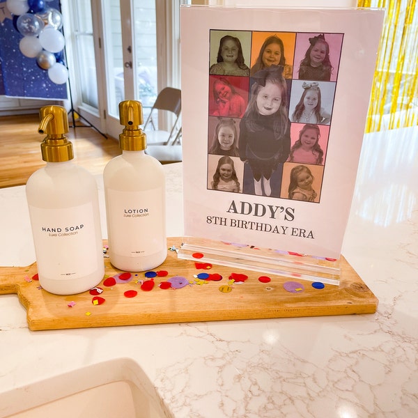 Custom Eras Tour Poster Canva Template: TTPD Party Theme (digital ...