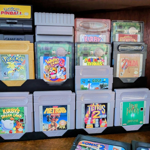 Nintendo Game Boy Game Display 1 to 48 Cartridges - Etsy