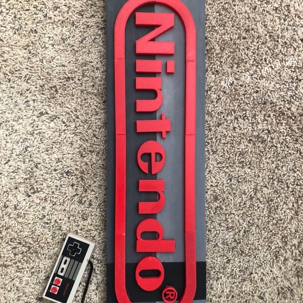 2ft or 4ft HUGE Nintendo Nintendo Switch Video Game Logo Sign (man Cave ...
