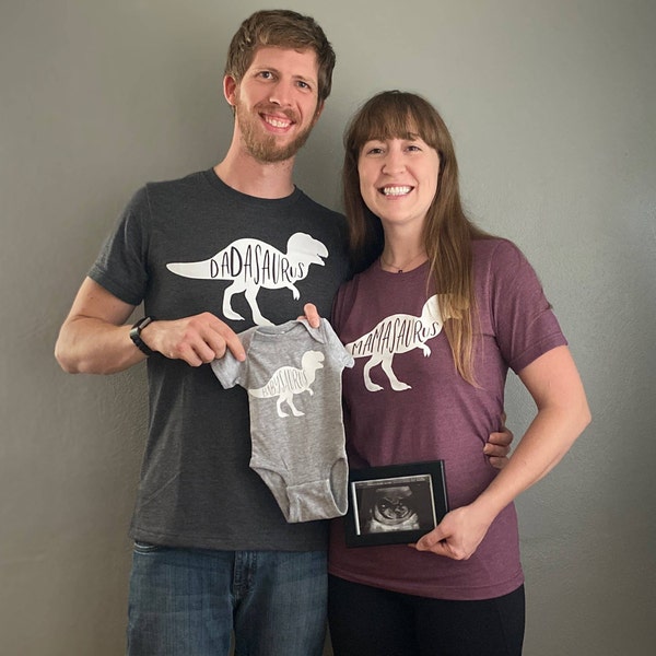 Mommy and Me Shirt - Mom and Baby Shirt - Matching Outfits - Dinosaur ...