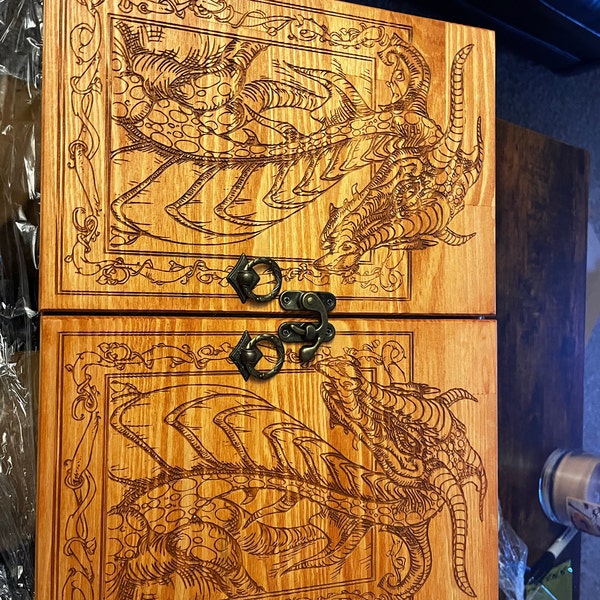 Dungeon Master Screen Wooden RPG Screen Gift Dnd Gift Table Top Games ...