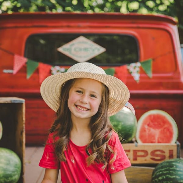 Watermelon Banner, Watermelon Printable Banner, Summer Party Pennant ...