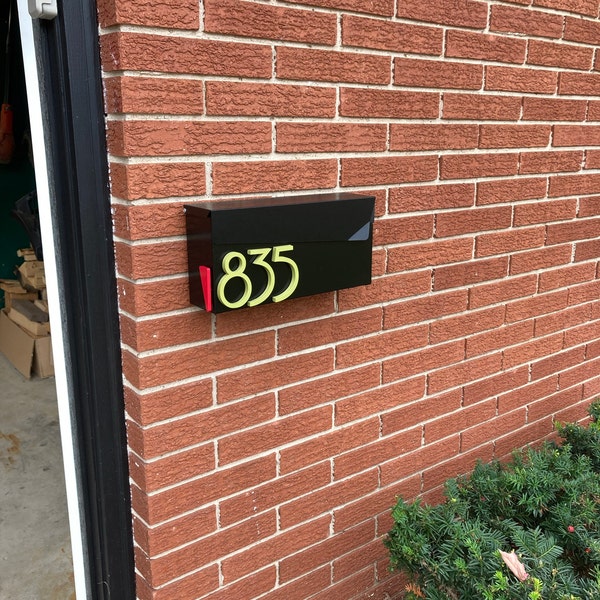 10 Inch Modern House Numbers and Letters, Custom House Address Signs ...