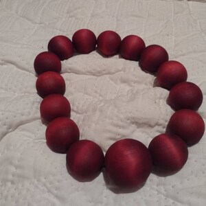 50MM AKUMA Style Black Wooden Monk Beads.16in Short Style. Engraving ...