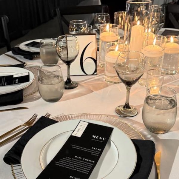 Seating Name Cards Template - Etsy