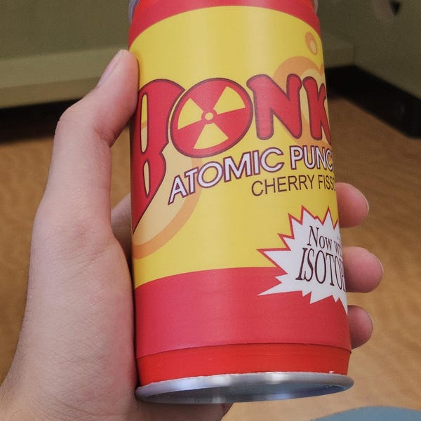 Team Fortress 2 Bonk! Atomic Punch & Crit-a-cola Replicas | 3D Printed TF2 Scout Prop Bonk - Etsy