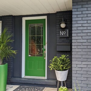 THIN MODERN White House Numbers, 8 Inch, 12 Inch, Front Door Numbers - Etsy