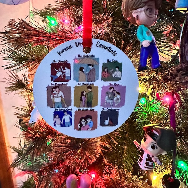Kdrama Essentials Acrylic Christmas Ornament, Korean Drama Christmas ...