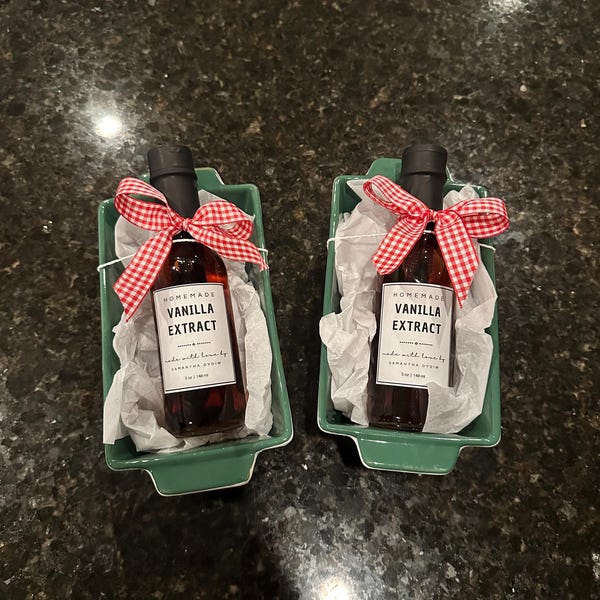 Editable Vanilla Extract Label Template: Printable Gift Label (instant ...