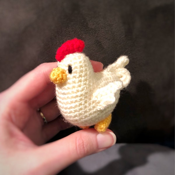 Stardew Valley Chicken Crochet Pattern, Stardew Valley Crochet, Crochet ...